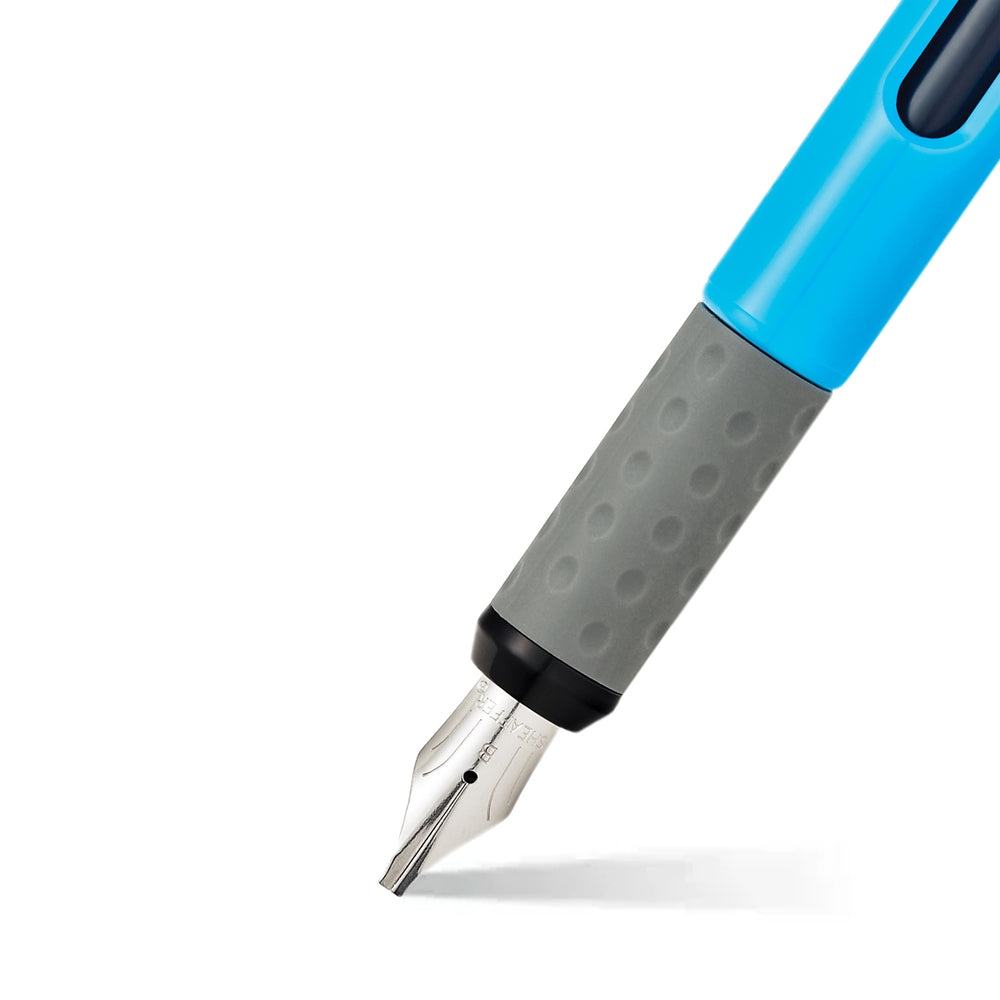 Sheaffer® Calligraphy Glossy Black, Blue and Yellow Fountain pens Maxi